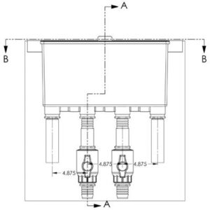 StealthBox - 2400GPH Double H2Overflow Screen