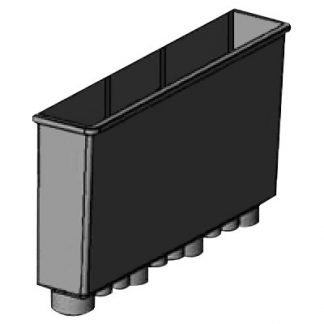 StealthBox with 1200GPH Single H2Overflow Screen - Custom Aquariums