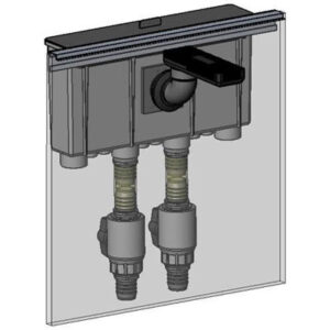 StealthBox with 1200GPH Single H2Overflow Screen - Custom Aquariums