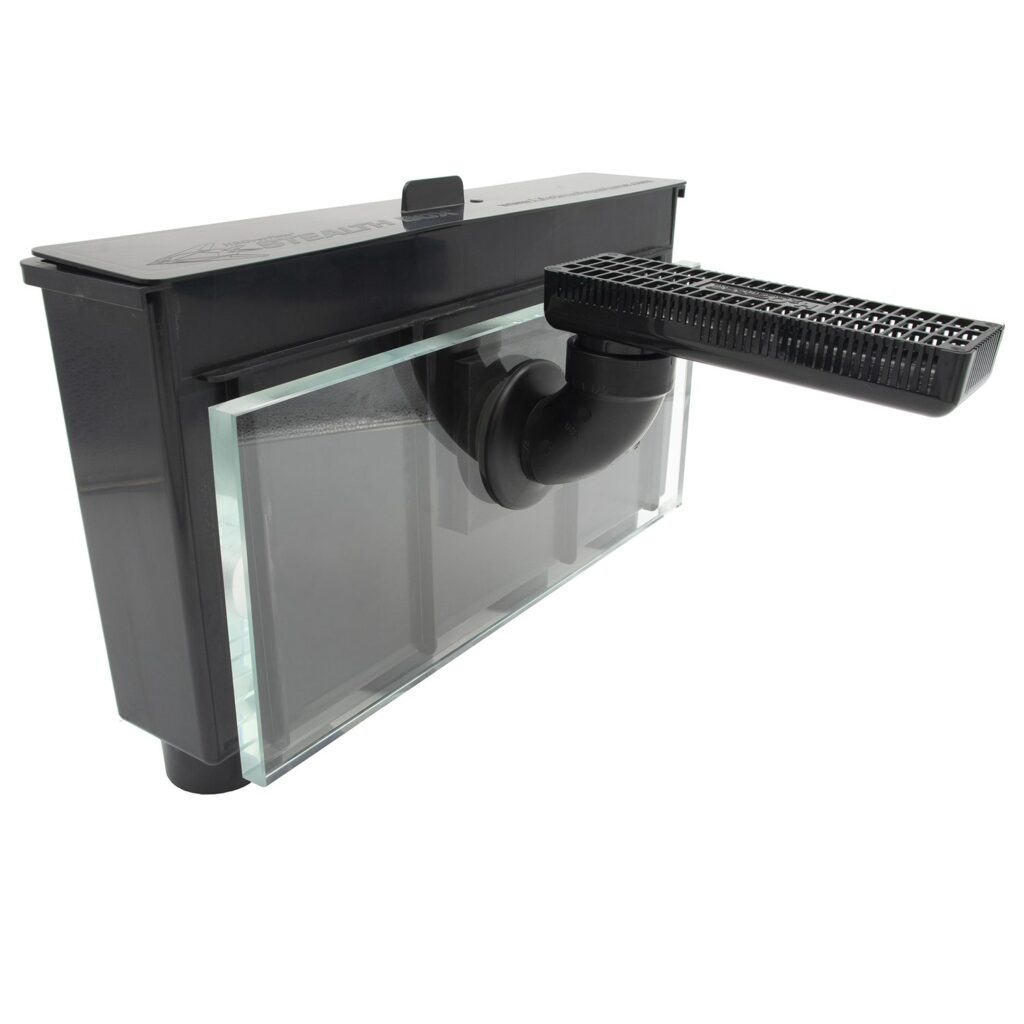 StealthBox with 1200GPH Single H2Overflow Screen - Custom Aquariums